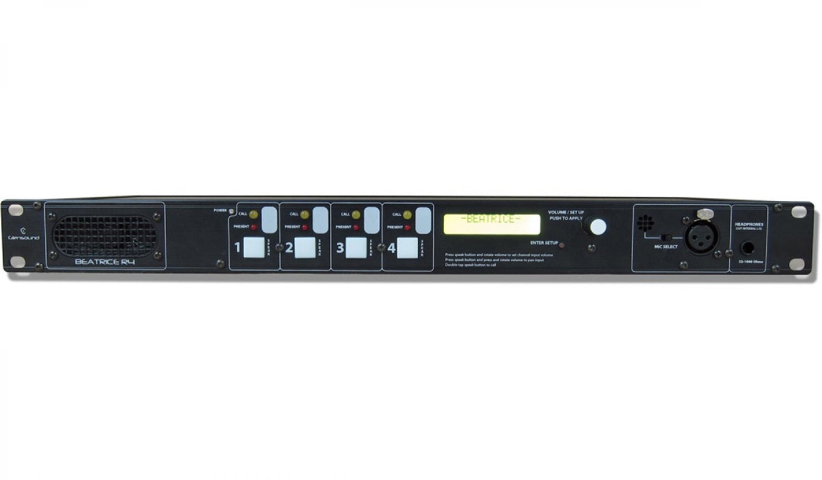 Beatrice R4 - 4 Channel 1RU Dante/AES67 Intercom Beatrice R4 | Qvest Store Australia
