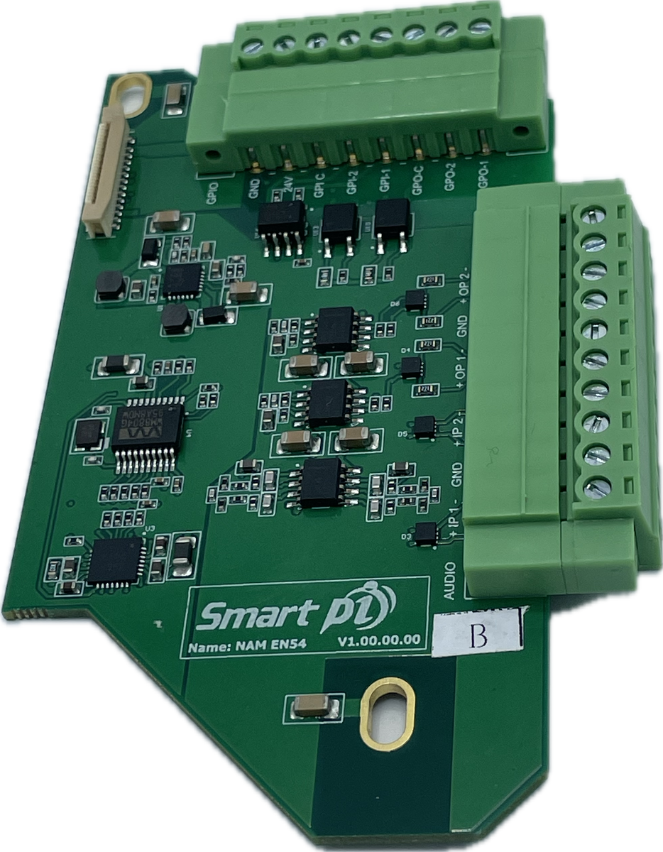 EN54 Audio and Control I/O Board for Smart pi NAM Series Smart pi NAM ...