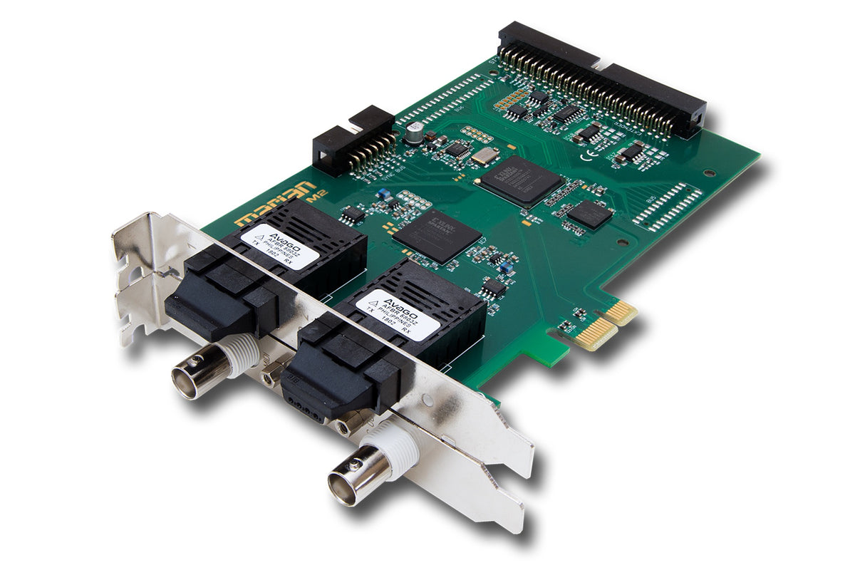 SERAPH M2-F MWX - 128 x Madi I/O PCIe card, Midi I/O, 24 bit 384KHz, SC ...
